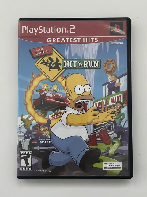 THE SIMPSONS: HIT & Run Ps2 (PlayStation 2, 2003) Complete Tested Cib ...