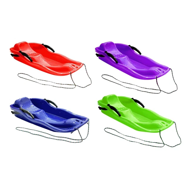 FLEXIBLE SNOWBOARD TOBOGGAN Heavy Duty Grass Sliding Balance Snow Boat ...