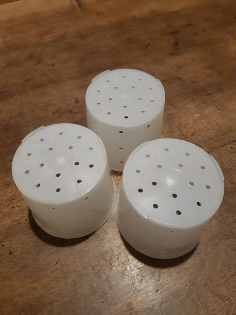 LOT DE 10 moules égouttoir à fromage faisselle en plastique ...