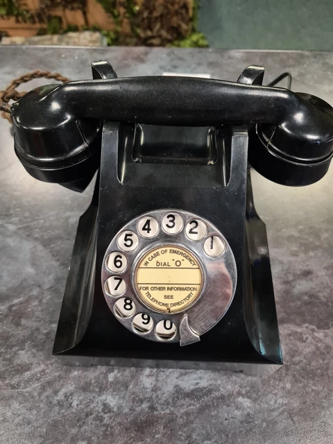 BRITISH WARTIME BAKELITE GPO Model 332F telephone £225.00 - PicClick UK