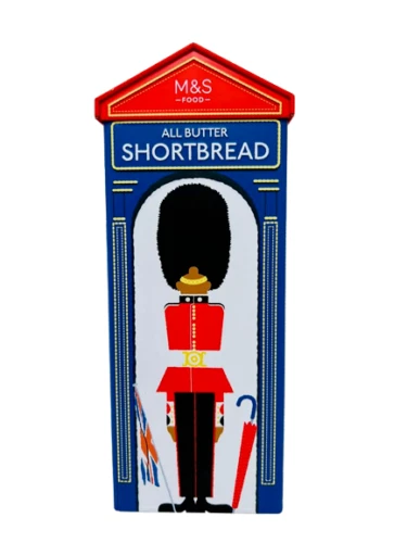 CORONATION KING Charles III Shortbread Biscuits Guard Tin - M&S £13.99 ...