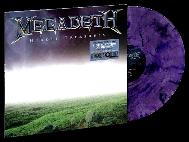 MEGADETH -HIDDEN TREASURES -Color Vinyl LP RSD 2026 Bonus Tracks Sealed ...