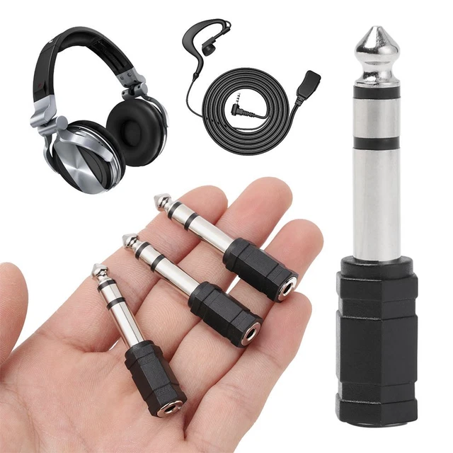 PLUG EARPHONE CABLE Adapter Microphone Jack Male To Female Headphone ...