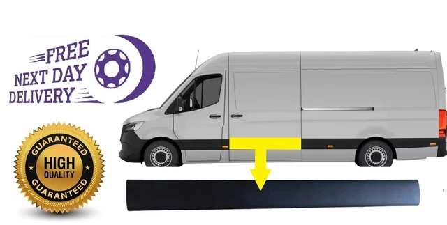 MERCEDES SPRINTER LWB 2018-2024 Side Plastic Moulding Trim Left Side ...