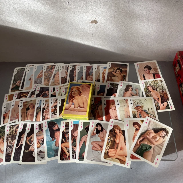 DAINTY PLAYING CARDS Vintage 1960’s Pin Up Risque Girls £21.51 ...
