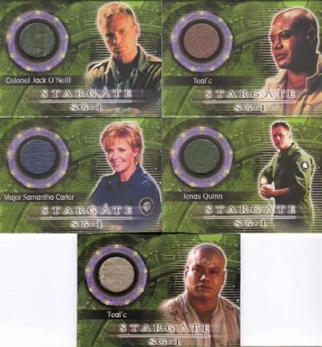 STARGATE SG-1 SEASON Seven Costume Card Set 5 Cards £95.40 - PicClick UK