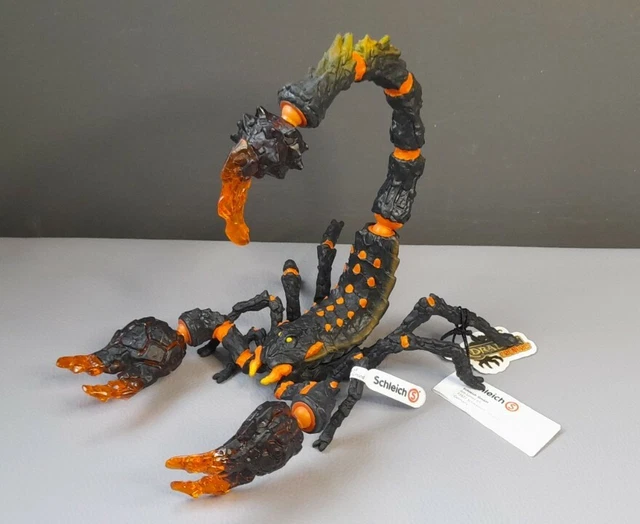SCHLEICH ELDRADOR CREATURES LAVA SCORPION fire monster bug 70142 NEW £ ...
