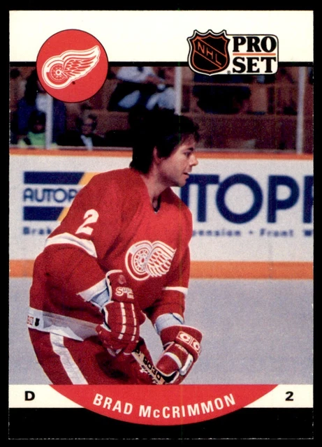 1990-91 ENSEMBLE PRO Brad Mccrimmon Detroit Ailes Rouges #438 EUR 1,75 ...