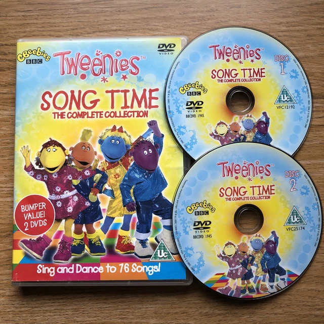 TWEENIES: SONG TIME - Complete Collection DVD 2 Disks GOOD CONDITION $5 ...