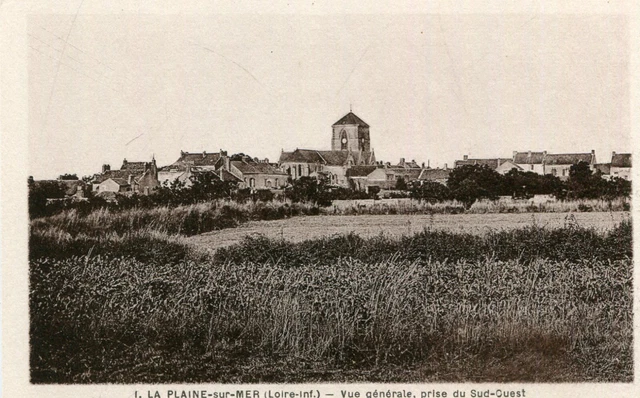 CARTE LA PLAINE SUR MER Vue générale prise du Sud Ouest EUR 3,45 - PicClick FR