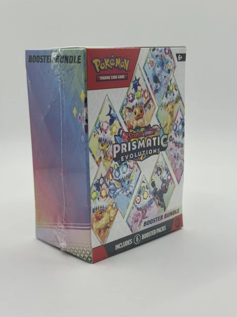 POKÉMON TCG PRISMATIC Evolutions Booster Bundle (6 Booster Packs) - New ...
