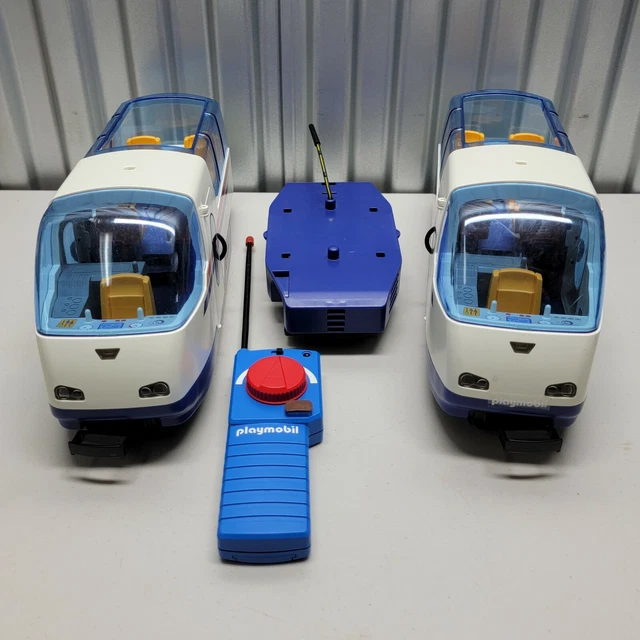 PLAYMOBIL 4020 RADIO Control Express Train Set of 2 and Remote w ...