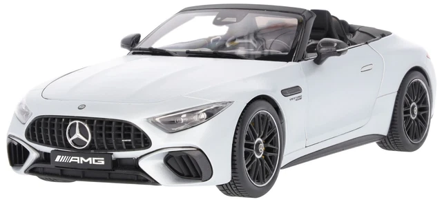 MERCEDES BENZ R 232 - SL63 AMG Roadster Avec Softtop Argent/Noir 1:18 ...