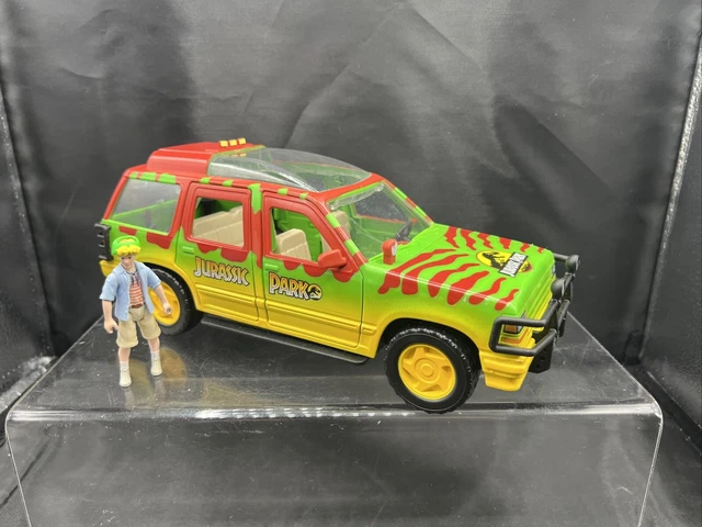 JURASSIC PARK LEGACY Collection Escape Ford Explorer Jeep Mattel 11 ...