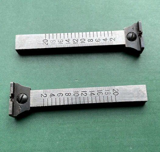 TWO LEE ENFIELD No1 SMLE Backsight Rear Sight Leaf Leaves Ladders New ...