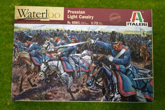 PRUSSIAN LIGHT CAVALRY Waterloo 200 1/72 Italeri Napoleonic set 6081 £ ...
