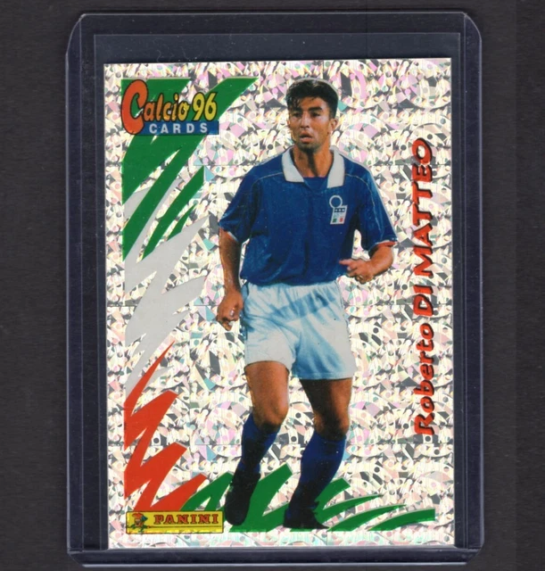 ROBERTO DI MATTEO 1996 Panini 96 Calcio Soccer Foil Card ITALY #126 PSA ...