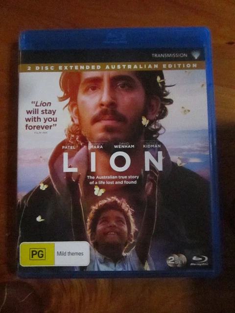 DVD BLU-RAY Lion Extended Australian Edition 2 Disc Set Great ***Must ...