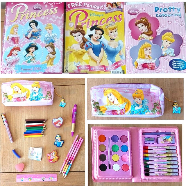 DISNEY PRINCESS - Annual / Colouring Pad / Magazine / Pencil/Paints ...