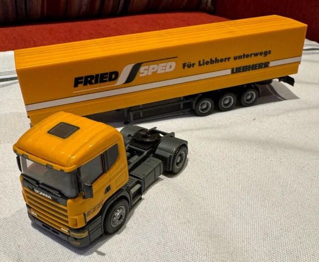 HERPA - SCANIA Sattelzug 1:87 Fried-Sped EUR 22,72 - PicClick DE