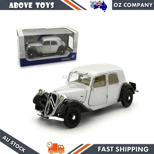 SOLIDO 1:18 SCALE 1937 Citroen Traction 11B Bi-Ton Argent Model Car New In Box $114.99 - PicClick AU