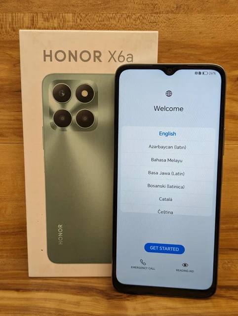 HONOR X6A (WDY-LX1) 128GB Blue **Unlocked** b049400170177 kh.hh 13/03 £ ...