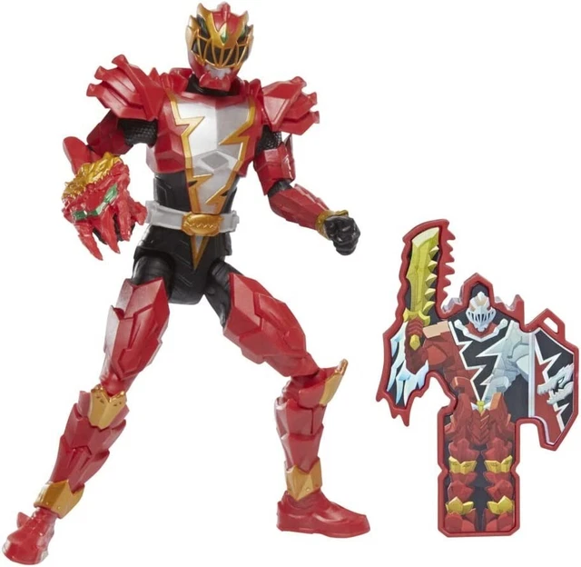 POWER RANGERS DINO Fury Dino Knight Red Ranger 15 cm Action Figure Toy ...