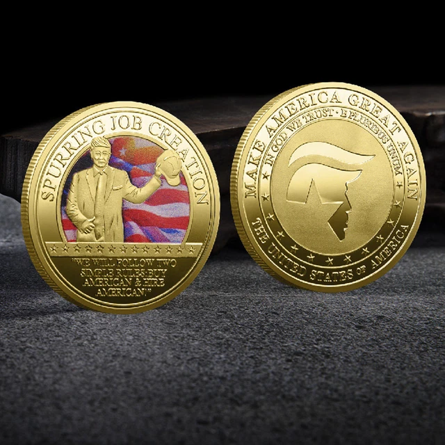 PIÈCE COMMÉMORATIVE 2024 du président Donald Trump rend sa grandeur à l'Améri... EUR 2,39 ...