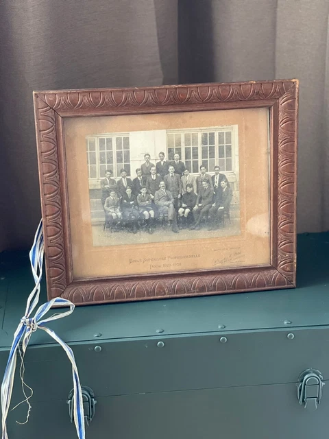 ANCIENNE PHOTO DE classe Ecole Superieure Professionnelle 1929-30 EUR ... ANCIENNE PHOTO DE classe Ecole Superieure Professionnelle 1929-30 EUR ...