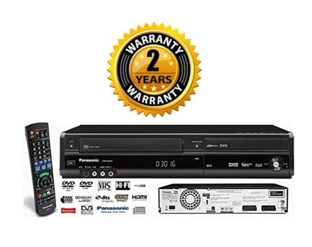 PANASONIC DMR-EZ49V DVD VCR multi-region Video Recorder 24 Months RTB ...