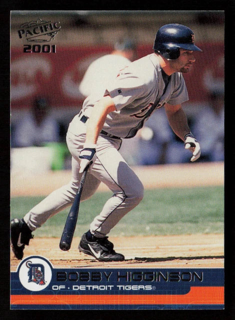 CARTE DE BASEBALL 2001 Pacific Bobby Higginson #157 Detroit Tigers EUR ...