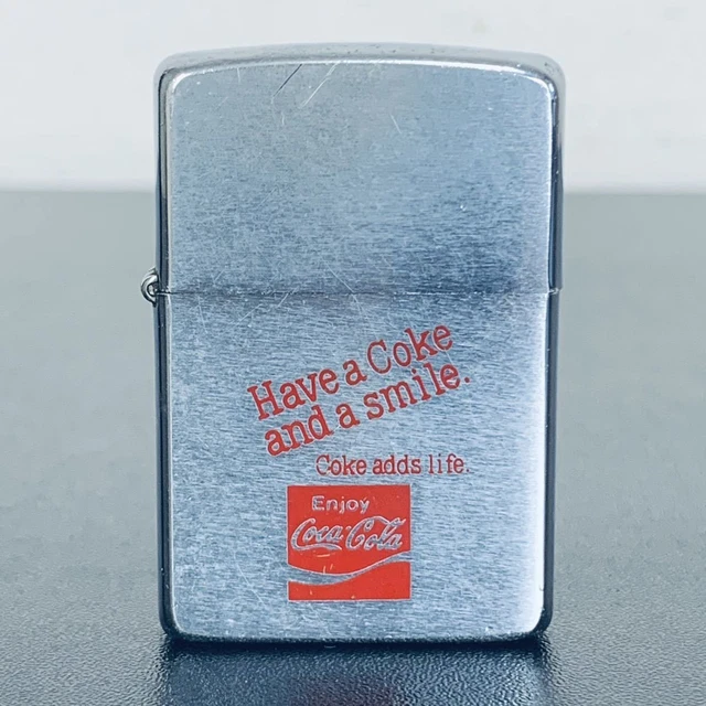 ZIPPO COCA COLA Have a Coke and a smile 1981 Coca Cola Vintage Lighter ...