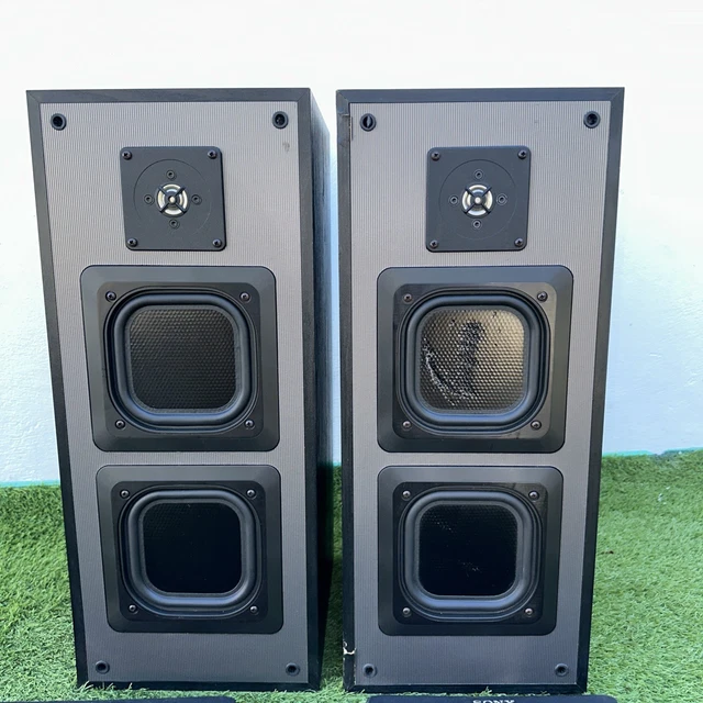 VINTAGE SONY APM-141ES Speakers 3 way Made in UK 160w/80w 8 ohms £89.08 ...