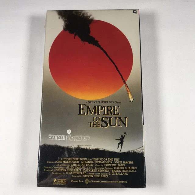 EMPIRE OF THE Sun (VHS, 1988) RARE Sealed OOP White Warner Home Video ...