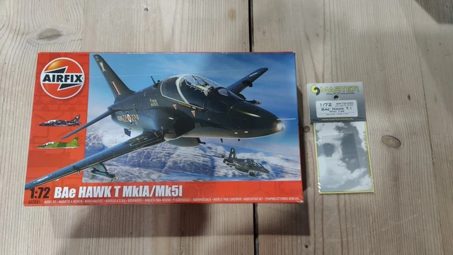 AIRFIX BAE HAWK T Mk1a/Mk51 1:72 Scale Model Kit With Master Pitot £10. ...