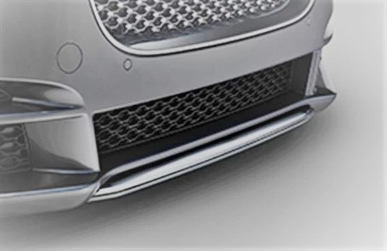 GENUINE JAGUAR XE Front Bumper Splitter / Deflector Chrome - T4N7599. £ ...