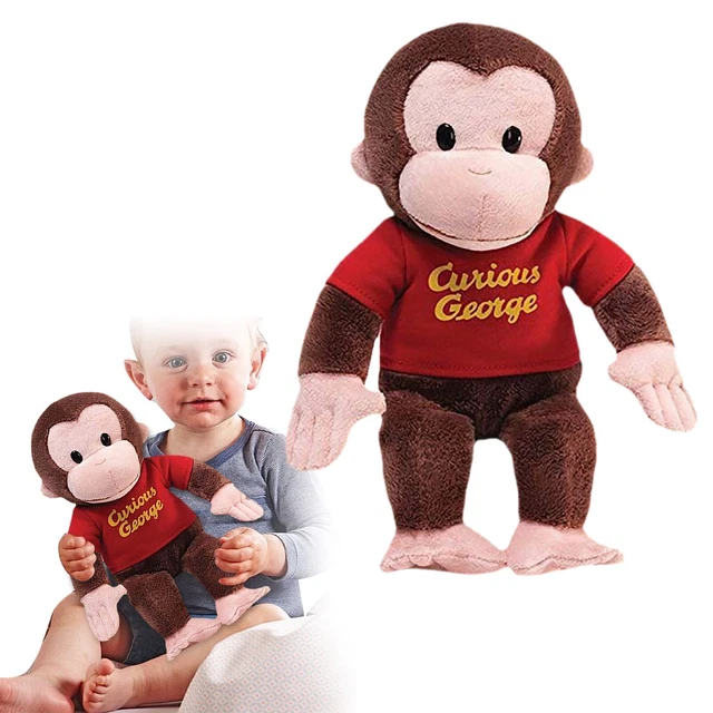 CURIOUS GEORGE CUTEEZE Stuffed Animal Plush Toy Monkey Cute Kids Gifts ...