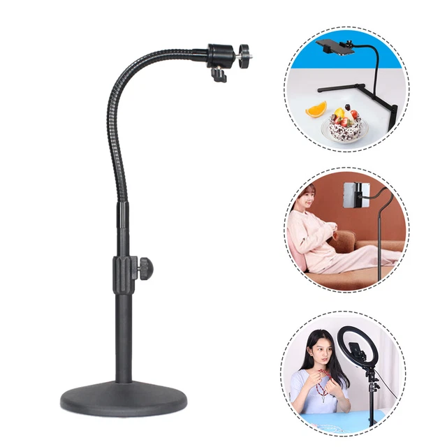 360 DEGREE ROTATION Flexible Gooseneck Camera Mount Webcam Stand Live ...