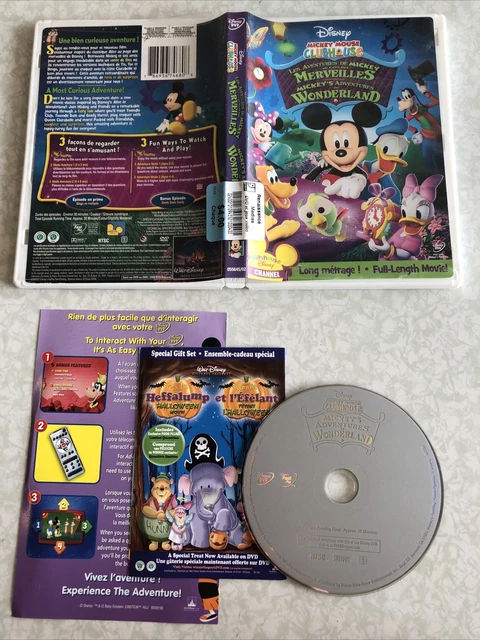 MICKEY MOUSE CLUBHOUSE Mickey’s Adventures In Wonderland Dvd CC3 EUR 4 ...