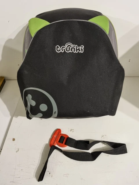 TRUNKI BOOSTAPAK TRAVEL Backpack & Booster Seat Black & Green Children ...