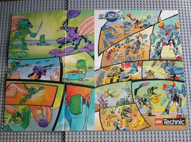 LEGO POSTER CATALOGS 1999 Medium Technic Throwbot Slizer 4124569-IN ...