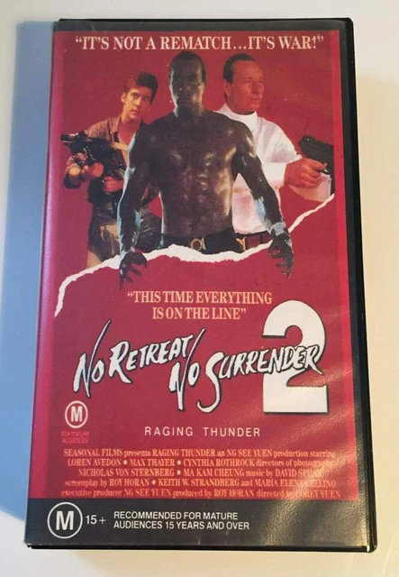 NO RETREAT NO Surrender 2 VHS FILMPAC Release Video Pal TESTED Free ...