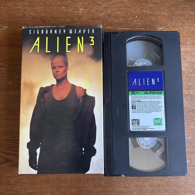 ALIEN 3 VHS Video '90s Sci-Fi Horror Sigourney Weaver £6.20 - PicClick UK