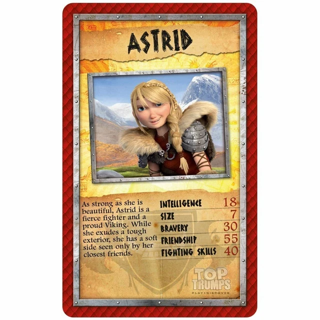 TOP TRUMPS HOW To Train Your Dragon (Dreamworks Dragons) Card Game New ...