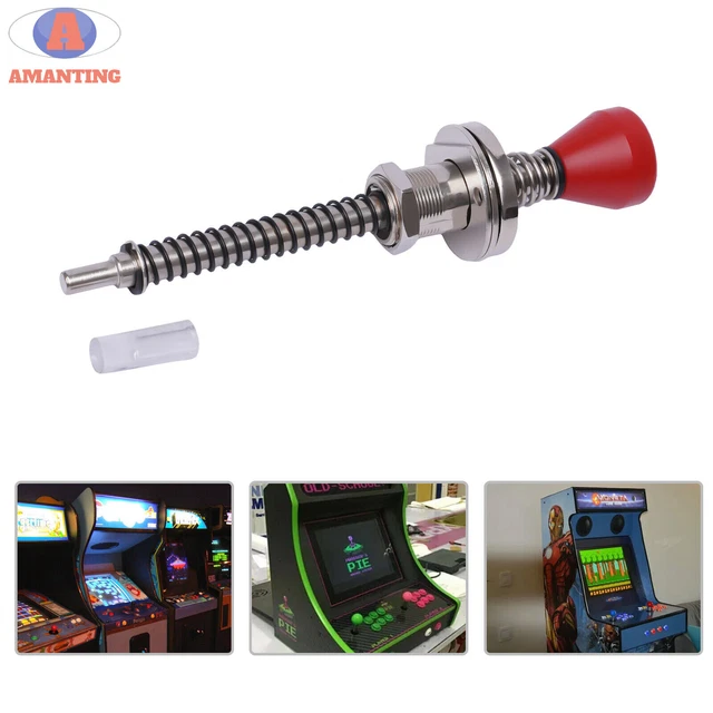 PINBALL LOADED SPRING Rod Arcade Machine Assembly Ball Plunger Shooter ...