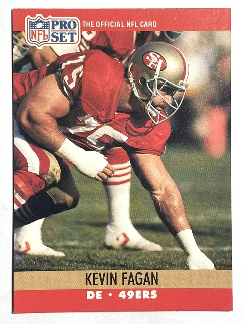 KEVIN FAGAN SAN Francisco 49ers 1990 Pro Football Set #638 EUR 0,91 ...