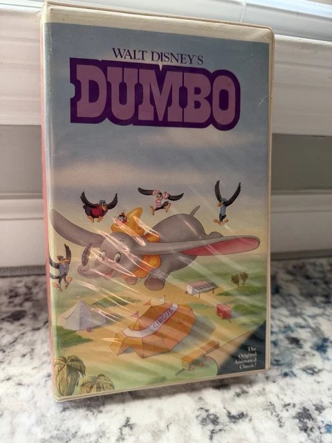 DUMBO VHS WALT Disney Black Diamond Classics 1985 First Release RARE ...