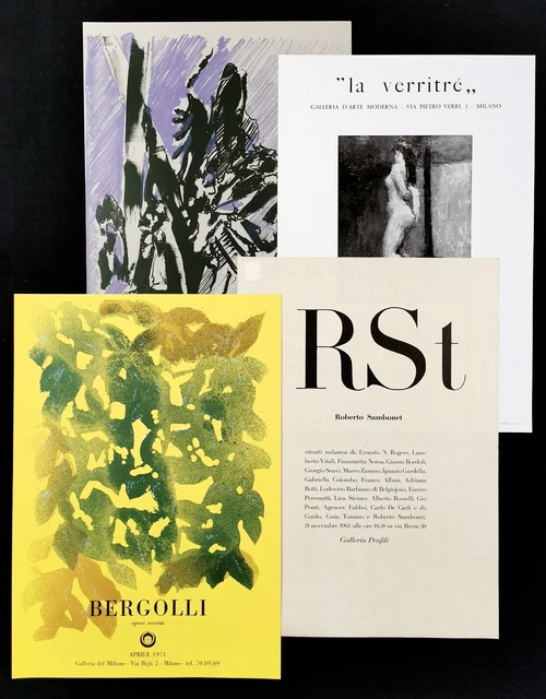 BERGOGLI LIBERO FERRETTI PIO SANTINI ROBERTO SAMBONET poster manifesto ...