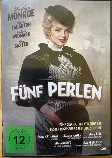 DVD FÜNF PERLEN mit Marilyn Monroe, Charles Laughton Richard Widmark ...