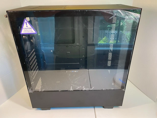 NZXT H510 CUSTODIA compatta ATX torre centrale vetro temperato nero ...